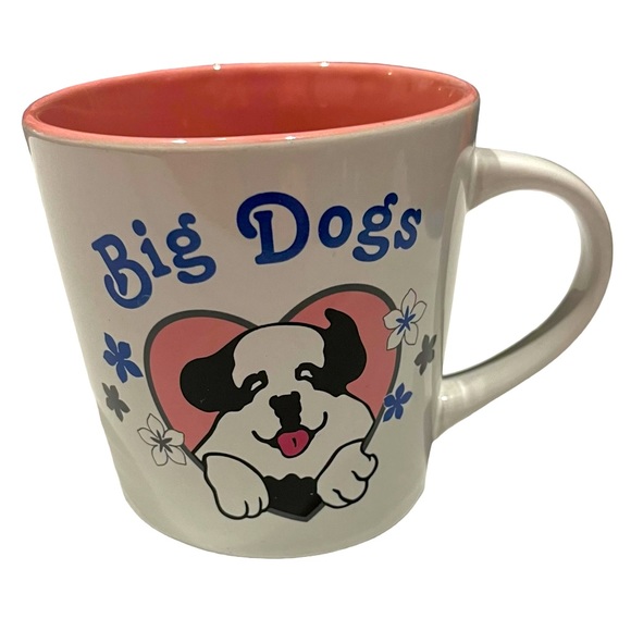 Dining | Big Dogs Heart Floral Mug Big Dogs | Poshmark